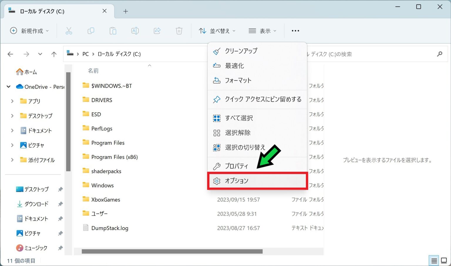通常見れないファイルを表示させる方法【Windows11】 | 石川パソコン修理センター
